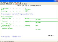 Create an TELEBOX sender/receiver profile